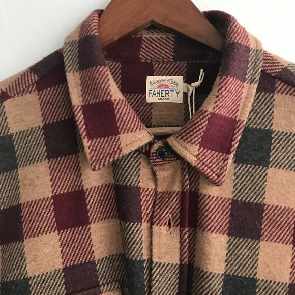 Faherty | Shirts | Faherty Legend Buffalo Check Flannel Buttonup Shirt ...